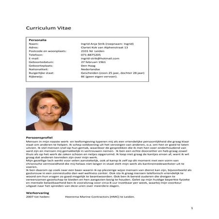 CV Tiny v Beurden | DOCX