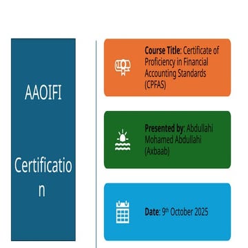 AAOIFI Certificate of Proficiency in Financial Accounting Standards ...