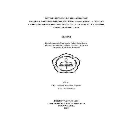 aaOPTIMASI FORMULASI GEL ANTIACNE EKSTRAK DAUN BELIMBING WULUH.pdf