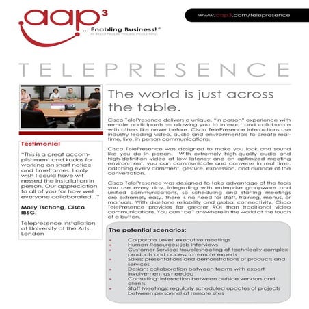 Aap3 Telepresence | PDF