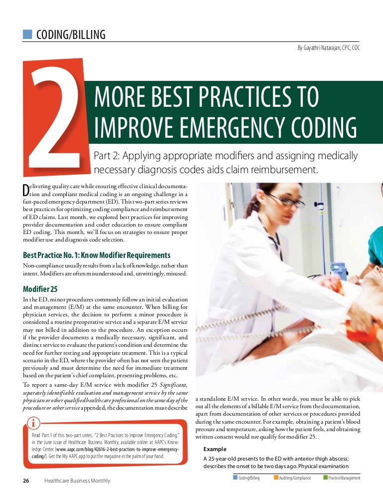 2 More Best Practices to Improve Emergency Coding