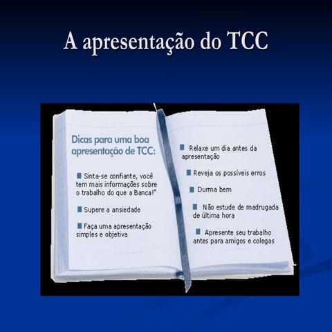Dicas para apresentação do TCC | PPT