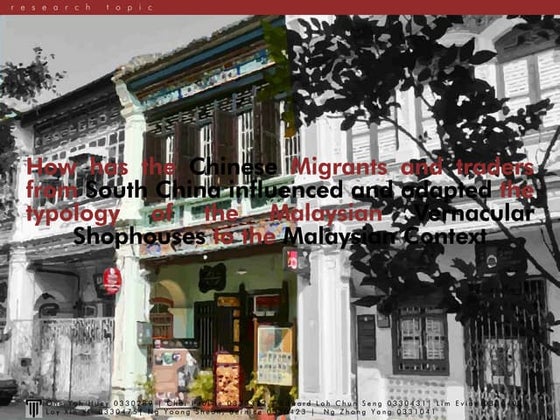 Penang Shophouse Styles | PPT