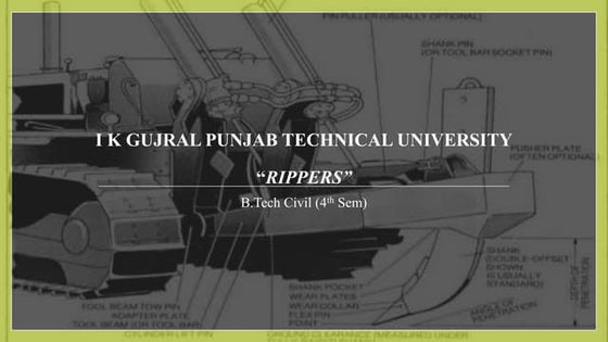 Earth moving equipments | PPT