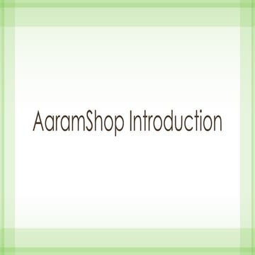 AaramShop: Grocery at your Doorstep through Neighbourhood Retailers | PPTX