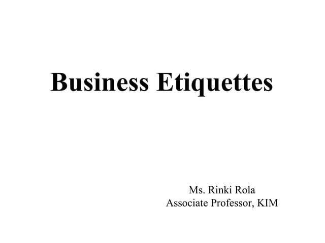 GROOMING & ETIQUETTES OF HOSPITALITY WAITER | PDF