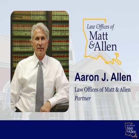 Aaron Allen, Partner at the Law Offices of Matt & Allen | PDF