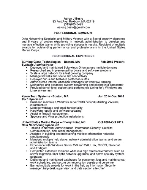 Aaron Whatley Resume | PDF