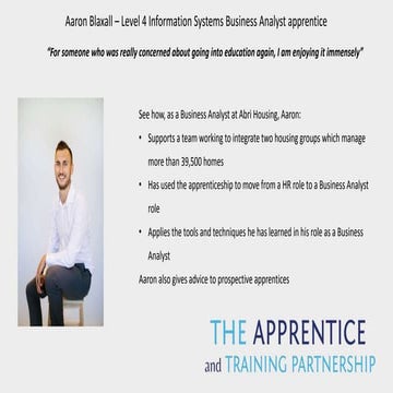 Charlton Tapley - L3 Software Development Technician apprentice | PPTX