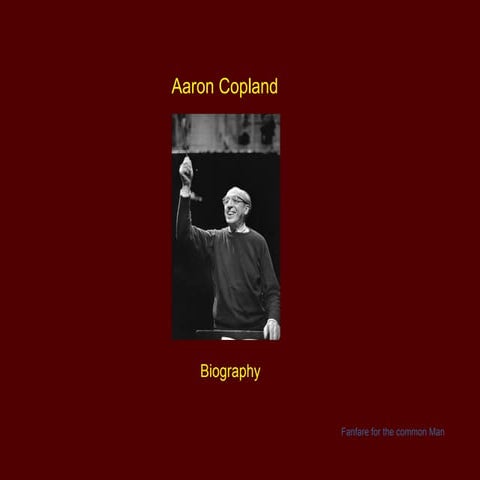 Aaron Copland - Biography | PPS