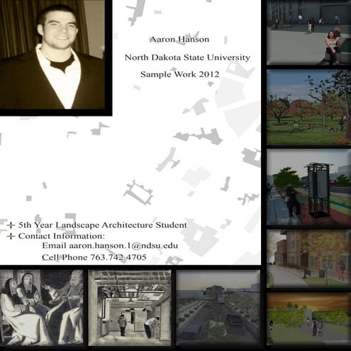 Aaron Hanson Sample Work, 2012 | PDF | Gardening | Home & Garden