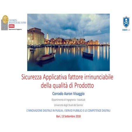 Aaron visaggio 13-09_18_fieradellevante | PDF | Computer Software and ...