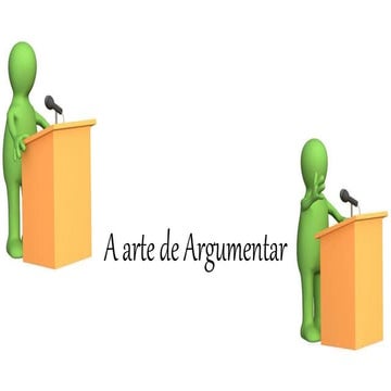 A arte de argumentar i | PPTX