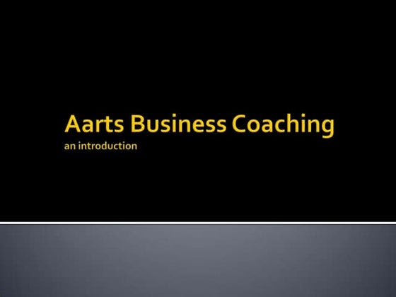 Peter Aarts, International business coach at Aarts business coaching