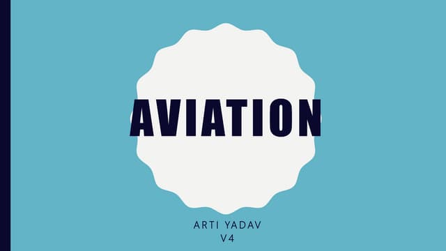 Basic Aviation | PPTX