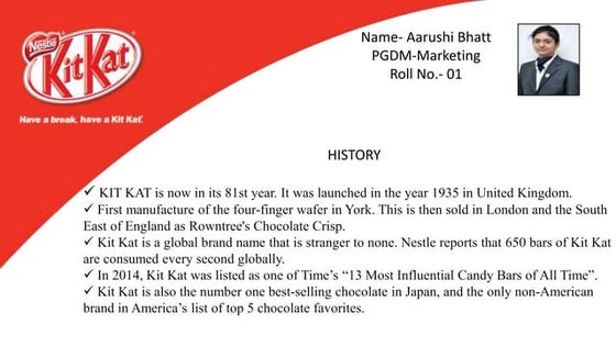 Presentation on kitkat | PPTX | Food Industry | Industries