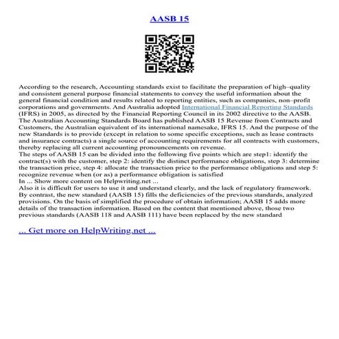 AASB 15 | PDF