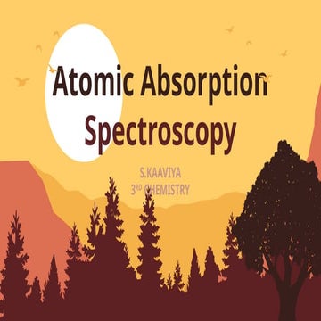 Key Concepts of Atomic Absorption Spectroscopy BY S.KAAVIYA.pptx