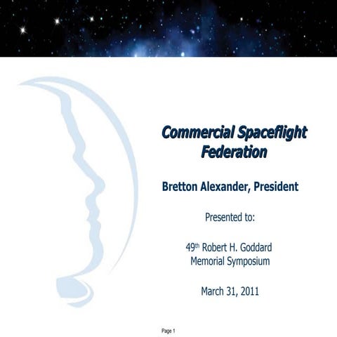 Commercial Spaceflight Federation | PPT