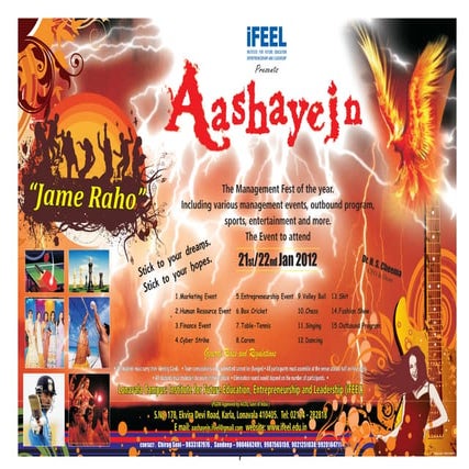 Aashayein event poster | PDF