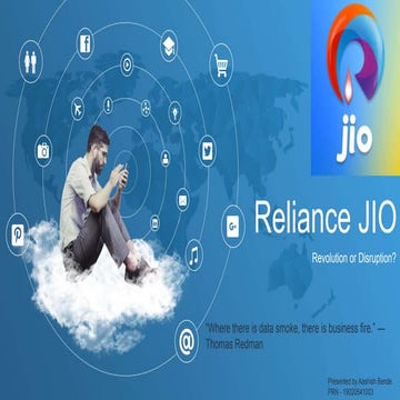 Case Study Presentation on Reliance Jio | PPTX
