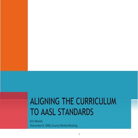 AASL Standards Mapping | PPT
