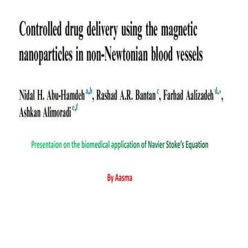 Ab experiments of fluid flow in polymer microchannel | PPTX