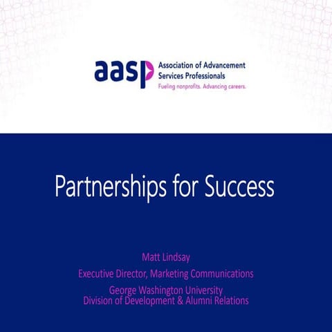 Partnerships for Success | PPTX