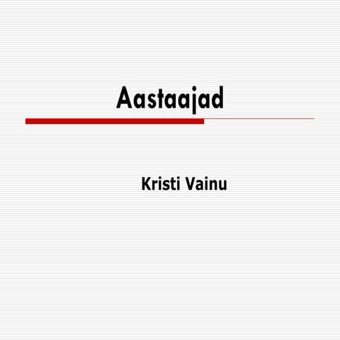 Aastaajad | PPT
