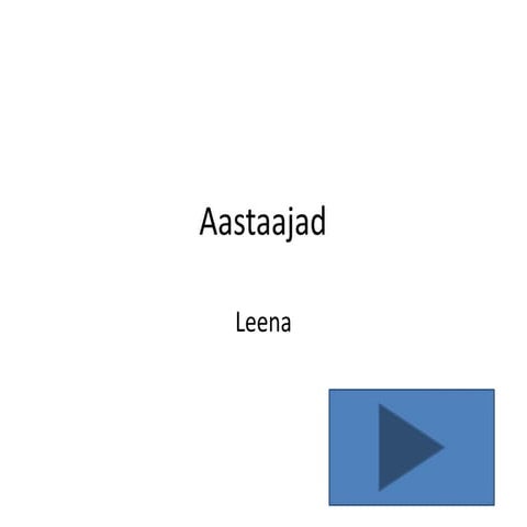 Aastaajad1 | PPT