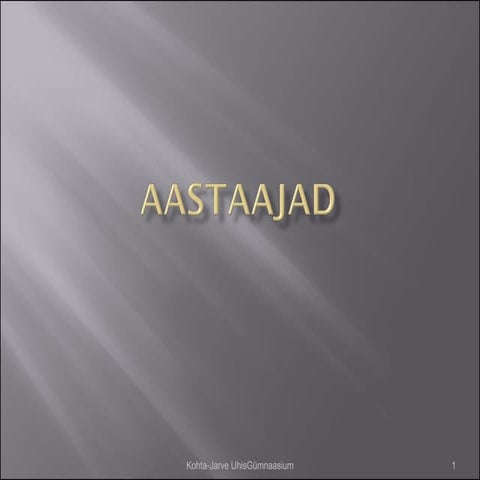 Aastaajad 1 1 | PPT