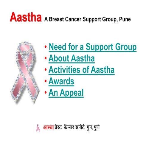 Aastha-Breast Cancer Support Group | PDF