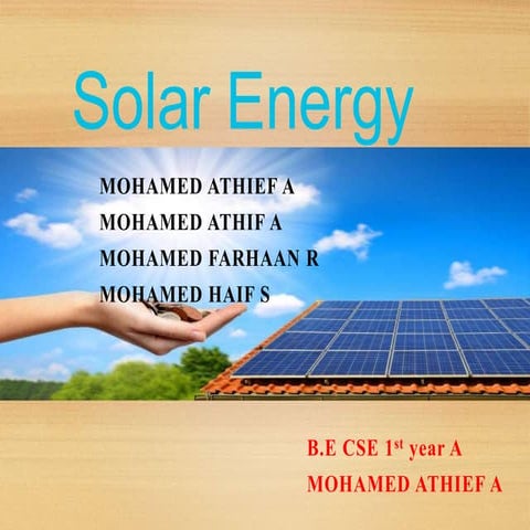 solar energy | PPT