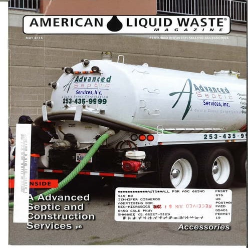 A Advanced Septic Services (Washington) American Liquid Waste Mag ...