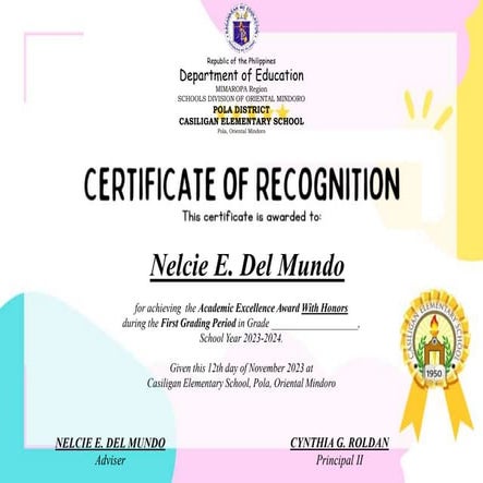 A Award Certificates SY 2022-2023.pptx F | PPT