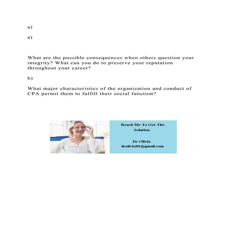 a)a)What are the possible consequences when others quest.docx