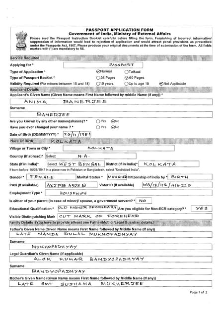 Applicationform instructionbooklet v3.0 | PDF