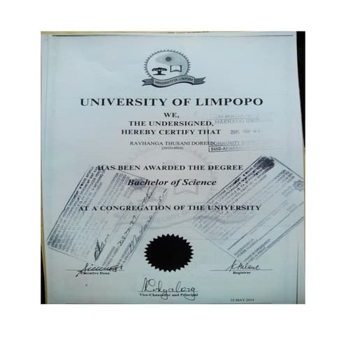 BSC Certificate | PDF