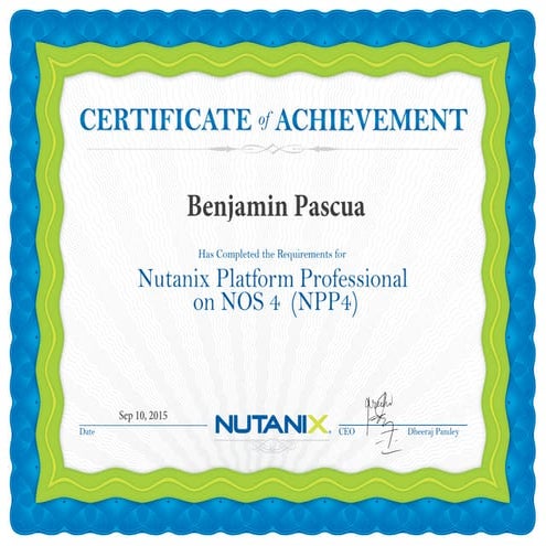 Nutanix Certified | PPT