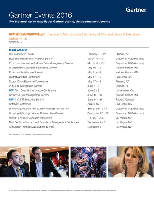 Gartner Events 2015 | PDF | Business Travel | Travel Type