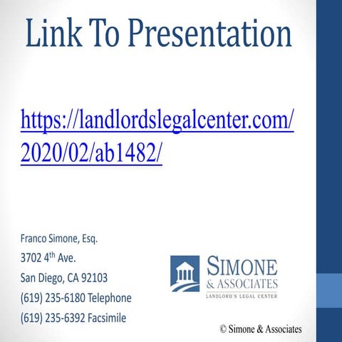 Ab 1482 presentation | PPTX