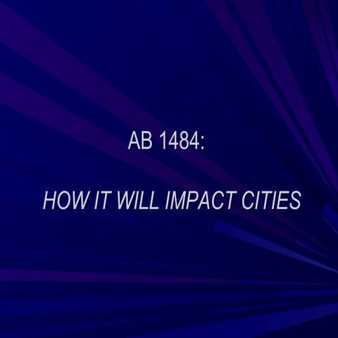 Arlene Barrera - AB 1484 | PPT