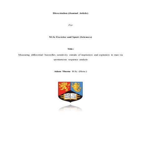 Final Dissertation Project | DOCX | Heart and Cardiovascular Diseases ...