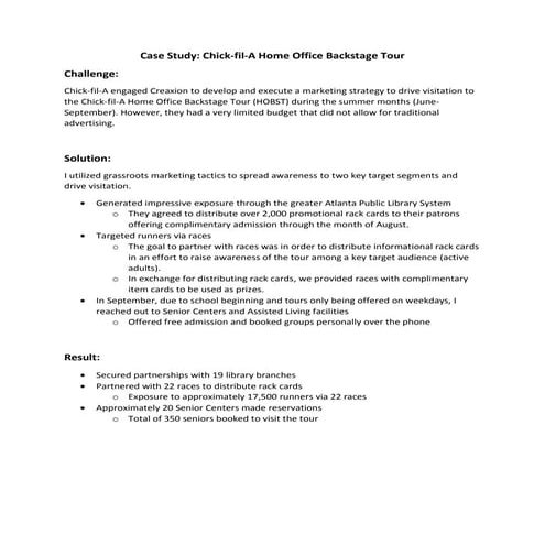 CFA Case Study | PDF