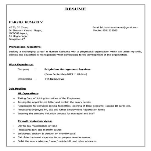 Harsha updated cv | PDF