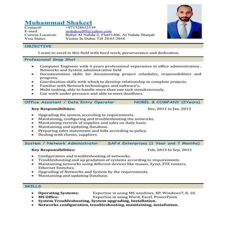 Latest Cv Mohammad Shakeel | PDF