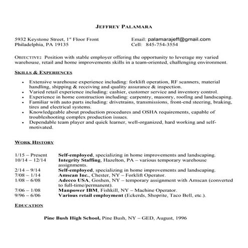 Jack - Resume | DOCX
