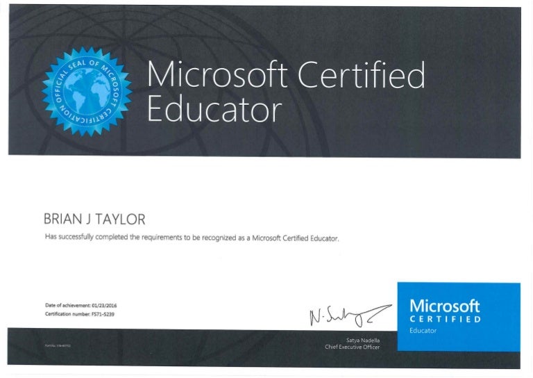 Microsoft Certified Educator