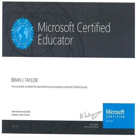 Microsoft Certified Educator | PDF
