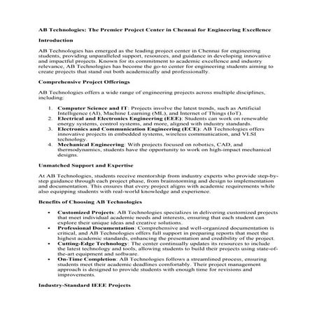 IEEE Expert in Chennai IEEE Expert in Chennai | PDF